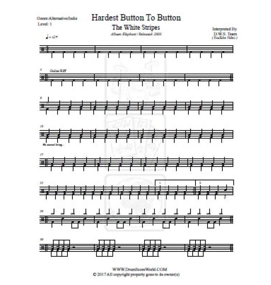 hardest button to button