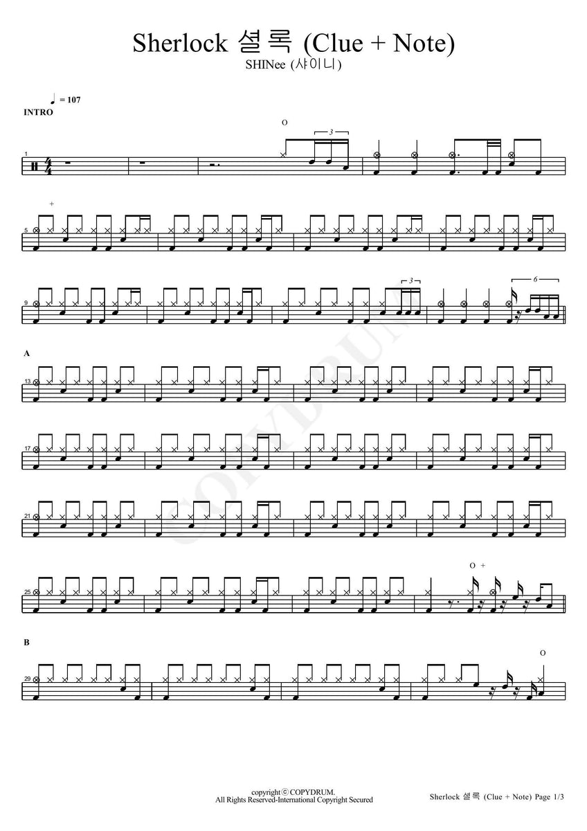 Sherlock (Clue + Note) (Sherlock 셜록 (Clue + Note)) - SHINee (샤이니) - Fu ...