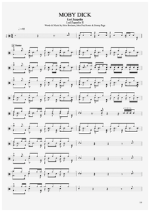Moby Dick - Led Zeppelin - Drum Sheet Music - AriaMus.com ...