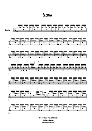 Badfish - Sublime - Drum Sheet Music - AriaMus.com – DrumSetSheetMusic