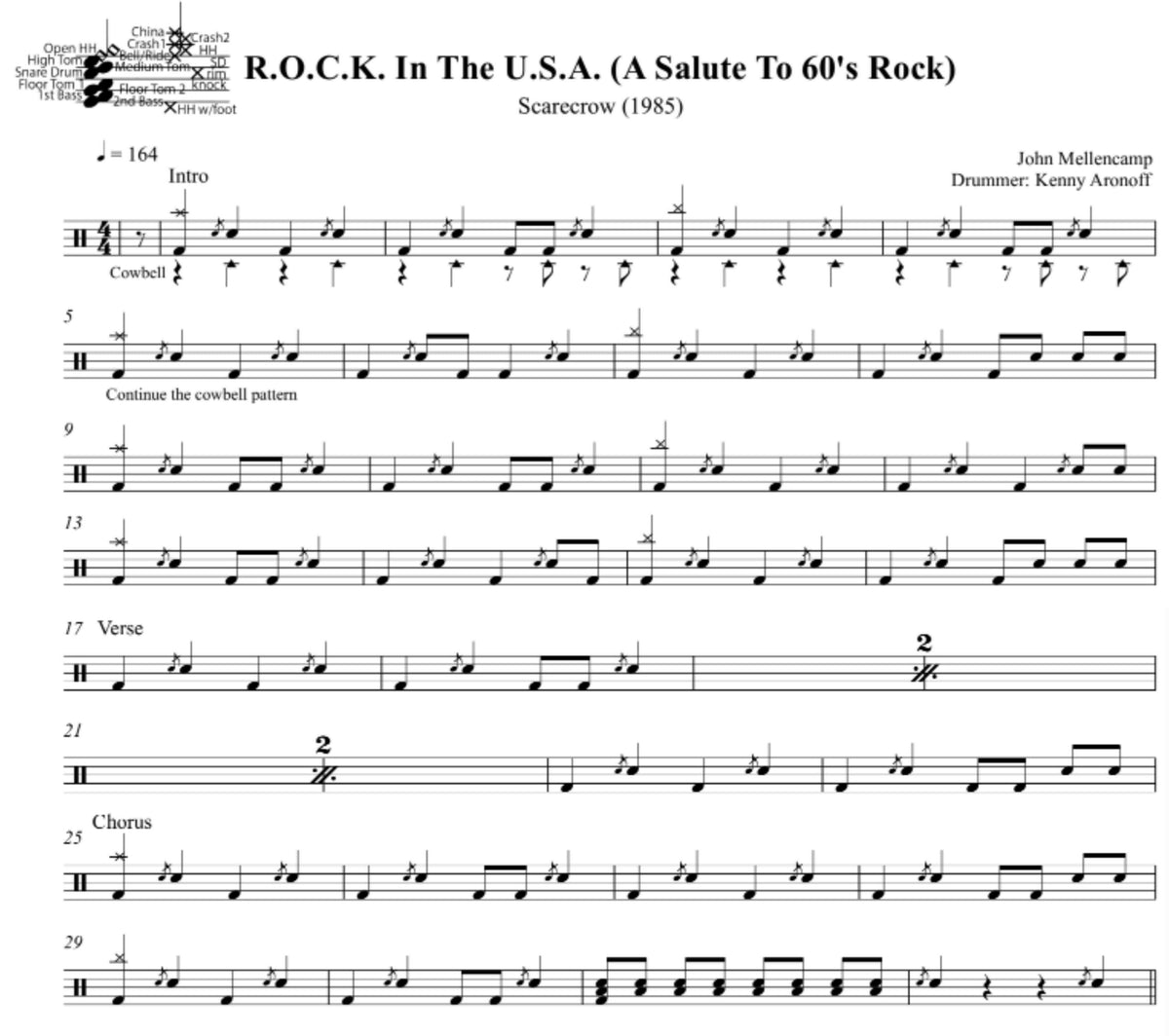 R.O.C.K. In The U.S.A. (A Salute To 60's Rock) - John Mellencamp - Dru ...