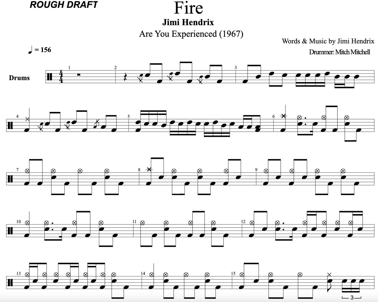 I Will Always Love You - Whitney Houston - Full Drum Transcription / D ...