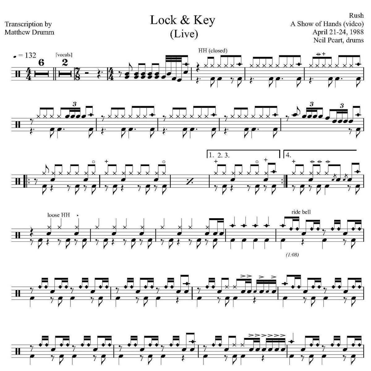 Lock and Key (Live in Birmingham 1988 on Hold Your Fire Tour from a ...